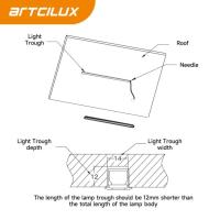 China LED Cabinet Strip Hand Shaking/PIR Sensor Aluminum Profile A2200/A2210/A2270 for sale