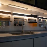 China Aviation Aluminum PC / ABS Smart LED Display Screen For Kitchen Lighting for sale