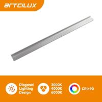 China Oblique Reflection Luminescence Design LED Light Aluminium Profile A220EA for sale