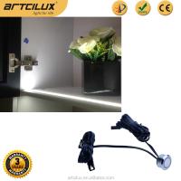 China 1500mm Cable LED Sensor Switch DC12V 24V Under Cabinet Dimmer Switch Recessed for sale