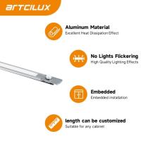 China Alunimiun Wardrobe Cabinet Strip Light SMD2835 60PCS/M LED Concealed Strip Lighting for sale