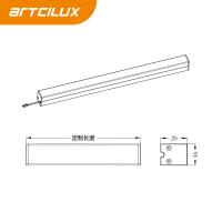 China Surface Mounted Front Mirror Cabinet Strip Light Color Rendering Index Ra90 for sale