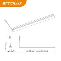 China A2303 Surface Mounting LED Stripe Light 12mm Height DC12V 14.4W SMD2835 for sale