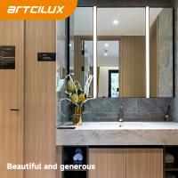 China A2D06 LED Mirror Front Light Surface Mount Snap-In Installation Aluminum Three Color Temperature 2835 Beads/120PCS/M DC12V for sale