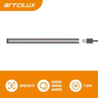 China A2Q0H Directly Illuminated Recessed Strip Light 1000*14*10.3 7.5w/m Triple Color CRI＞90 Plug-in Power Source Support Dimmer for sale