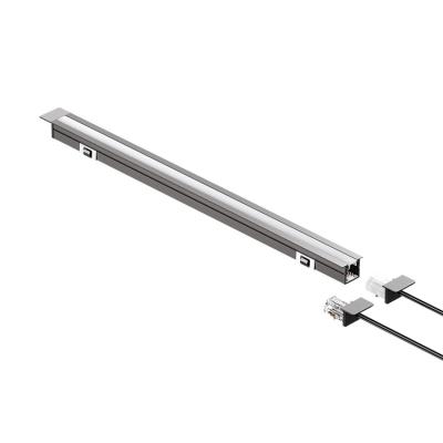 China A2Q05 Recessed Cut-to-Length Strip Light Suitable for Home Decorative Lighting PC Aluminum Alloy SMD2219 Beads DC12V/24V 5W/7.5W for sale