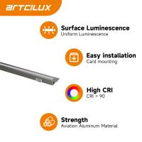 China A2Q05 Recessed Cut-to-Length Strip Light Suitable for Home Decorative Lighting PC Aluminum Alloy SMD2219 Beads DC12V/24V 5W/7.5W for sale