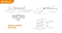 China A220B Recessed LED Strip Light With SMD2835 60pcs/m DC12V 3000/4000/6000K CRI 90 for sale