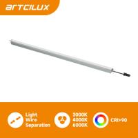 China A260A Aluminum PC Laminate Light 150-2000x8.5x11mm Ra 90 DC12V 5W/m 2835/168PCS/m MANUAL SWITCH Glass Thickness 5-10mm for sale