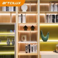 China A260A Aluminum PC Laminate Light 150-2000x8.5x11mm Ra 90 DC12V 5W/m 2835/168PCS/m MANUAL SWITCH Glass Thickness 5-10mm for sale