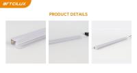 China A2102 Surface Mounted LED Glass Clip Light 1000*24*12mm DC12V 7.2W/m SMD2835 60PCS/M Energy Saving for sale