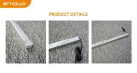 China A2103 Rated Voltage 12V LED Glass Clip Light 1000*25*14mm Indoor 7.5W/m SMD2835 60PCS/M 3000/4000/6000K for sale
