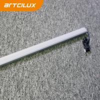 China A2103 Rated Voltage 12V LED Glass Clip Light 1000*25*14mm Indoor 7.5W/m SMD2835 60PCS/M 3000/4000/6000K for sale