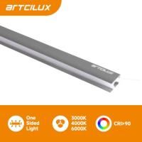 China A2107 LED Glass Clip Light 300-2700 length x9.7 width x15mm height Aluminum PC DC12V/24V 7.5W/m 2835/120PCS/M 3000/4000/6000K for sale
