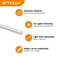China A2302 Slim and Durable Recessed Strip Light 300-3000x10x11mm Aluminum PC DC12V/DC24V 7.5W/M Ra>90 for sale