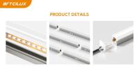 China A2302 Slim and Durable Recessed Strip Light 300-3000x10x11mm Aluminum PC DC12V/DC24V 7.5W/M Ra>90 for sale