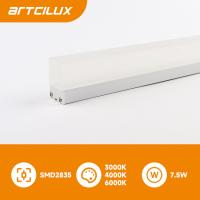 China A2308.SJ2, DC12V/24V 5W/7.5W/10W SMD2835 LED Strip Light with PMMA Light Guide Rod and Aluminum Alloy Profile for sale