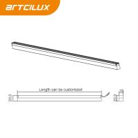 China A2309.SJ2 Flexible Strip Light with PMMA Light Guide Rod 20.3*18mm Ra≥90 DC12/24V 5W/7.5W/10W SMD2835 for sale