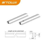 China A2708 RECESSED Installtion Board Light 7.5W/M 2835/120PCS/M DC12V/24V Aluminum PC 300-3000 length x38.4 width x18.7mm height for sale