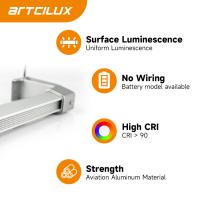China A3174 Wardrobe Light 1000mm Length SMD2835 60pc/m Aluminum Color DC12V 7.2W/M PIR Switch for sale