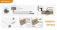 China S1004 Recessed Dimmer Touch Sensor Switch With 1500mm Cable Length Split Control DC12V 60W Max for sale