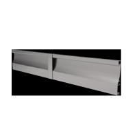 China A240H Skirting Light, Aluminum+PC, SMD2835, Surface-mounted, 100-3000(L)x10(W)x80mm(H), Ra>90, DC12V/24V, 5W/M for sale