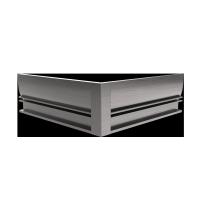 China A240H Skirting Light, Aluminum+PC, SMD2835, Surface-mounted, 100-3000(L)x10(W)x80mm(H), Ra>90, DC12V/24V, 5W/M for sale