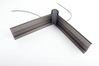China A240H Skirting Light, Aluminum+PC, SMD2835, Surface-mounted, 100-3000(L)x10(W)x80mm(H), Ra>90, DC12V/24V, 5W/M for sale