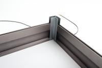 China A240H Skirting Light, Aluminum+PC, SMD2835, Surface-mounted, 100-3000(L)x10(W)x80mm(H), Ra>90, DC12V/24V, 5W/M for sale
