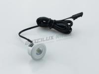 China A1311A Round Recessed Spotlight, Aluminum+PMMA, SMD2835, Embedded in Hole, 12V, 0.7W, 3000/4000/6000K for sale