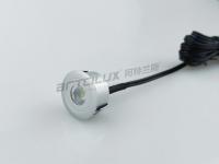 China A1311A Round Recessed Spotlight, Aluminum+PMMA, SMD2835, Embedded in Hole, 12V, 0.7W, 3000/4000/6000K for sale