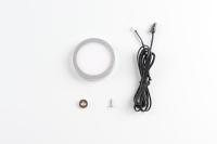 China A1122 Round Surface mounted Spotlight, (PC+ABS)+PS, Φ60mm(diameter)×10mm(thickness), Ra>90, DC12V, 1.5W, SMD2835/24PCS for sale
