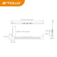 China Indoor Flexible Cabinet Strip Light in Size Mm 35*17*1000mm for Home Lighting for sale
