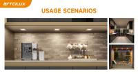 China 250lm Brightness LED Cabinet Spotlight 20mm Dia. Cutout Size for Your Cabinet Transformation for sale