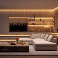 China Oblique Reflection Luminescence Design LED Light Aluminium Profile A220EA for sale
