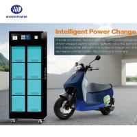 China 100 Batteries Electric Motorcycle Battery Swap 40V-75V DC Power Swap Station for sale