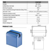 China OEM 20Ah 40Ah Electric Bicycle Battery 50A Motorcycle Lithium Ion Battery for sale