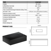 China 48V 36Ah LiFePO4 Battery Packs 30Ah Lithium Ion Battery For Forklift E Scooter for sale