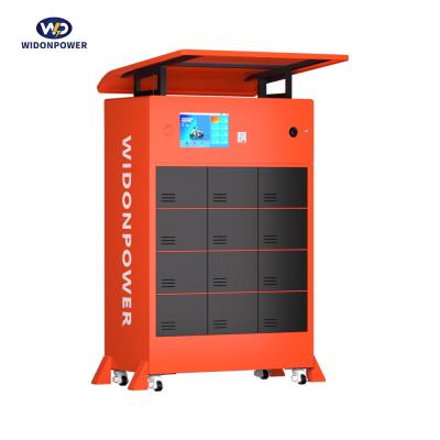China Widonpower 8/12/24 Cabin Battery Swapping Station with Operate smart Card and Multi-Protection Safety Protection for sale
