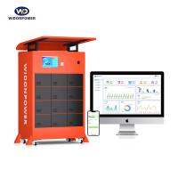 China Widonpower 8/12/24 Cabin Battery Swapping Station with Operate smart Card and Multi-Protection Safety Protection for sale