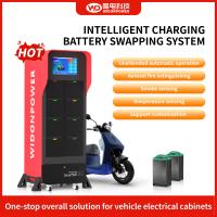 China Smart Power 8-bay Hard-connected Bottom-insert Battery Swap Station Ac220v 48v-72v Li-ion Compatible for sale