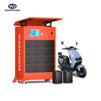 China Smart Power 12-bay Soft-connected Battery Swapping Cabinet with Charging/Replacing Plugs Ac220v 48v-72v Li-ion Compatible for sale