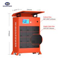 China Smart Power 12-bay Soft-connected Battery Swapping Cabinet with Charging/Replacing Plugs Ac220v 48v-72v Li-ion Compatible for sale