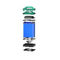 China 48V, 60V, 72V lithium-ion battery packs for electric scooters, tricycles and motorcycles. 72V 30Ah, 50Ah, 60Ah Lifepo4 lithium batteries, replaceable for use for sale