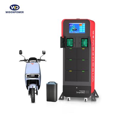 China 8-Bay Intelligent Power Swapping Cabinet for 48-72V Lithium Battery - Smart Cloud Monitoring & IP54 Protection Battery Swapping Station for sale