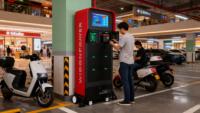 China High-Safety 8-Bay Power Swapping Cabinet - Smart Charging Strategy, BMS Communication & IPX4 Protection Battery Swapping Station for sale
