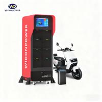 China High-Safety 8-Bay Power Swapping Cabinet - Smart Charging Strategy, BMS Communication & IPX4 Protection Battery Swapping Station for sale