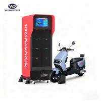 China High-Safety 8-Bay Power Swapping Cabinet - Smart Charging Strategy, BMS Communication & IPX4 Protection Battery Swapping Station for sale