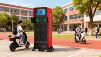 China High-Safety 8-Bay Power Swapping Cabinet - Smart Charging Strategy, BMS Communication & IPX4 Protection Battery Swapping Station for sale