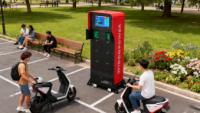 China High-Safety 8-Bay Power Swapping Cabinet - Smart Charging Strategy, BMS Communication & IPX4 Protection Battery Swapping Station for sale